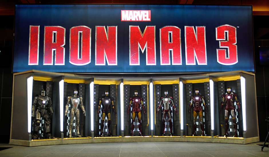 [SDCC2012] Marvel muestra el "Hall of Armors" de Iron Man 3