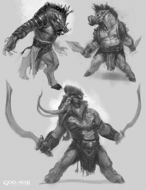 Nuevos diseños de "God of War: Ascension"