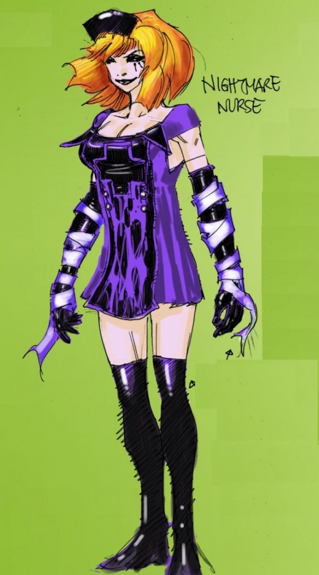Llega Nightmare Nurse al lado oscuro de DC