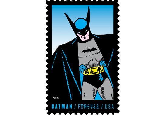 Sellos oficiales de Batman para el servicio postal de EEUU