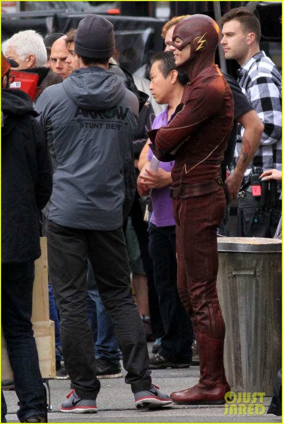 Primeras imágenes del crossover de Arrow y Flash