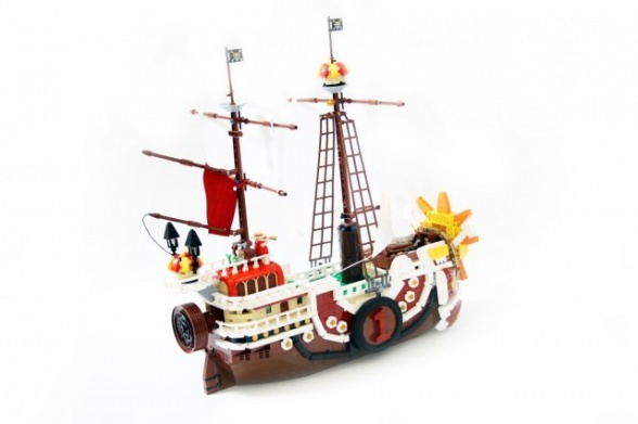 El Thousand Sunny de 'One Piece' construido con LEGO