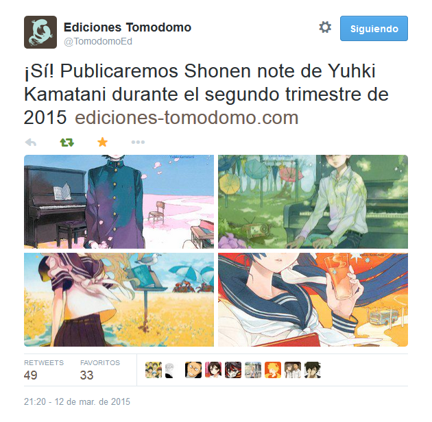 Ediciones Tomodomo anuncia nueva licencia manga