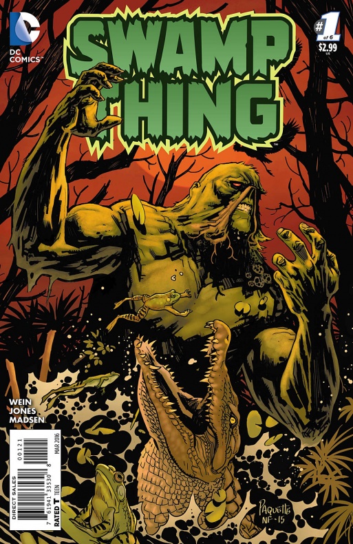 Vistazo al primer número de la nueva serie 'Swamp Thing'