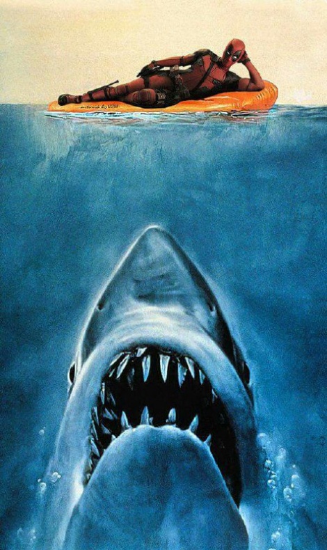 Deadpool enamorado y jugando a colapsar las redes