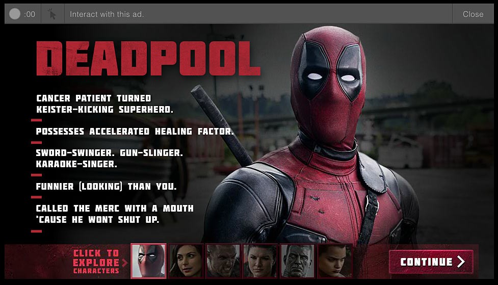 Biografía de los personajes de 'Deadpool'