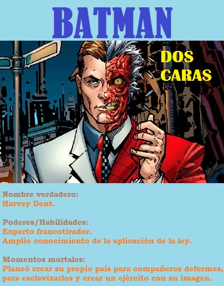 Infografía de los enemigos y villanos más letales de Batman y Superman