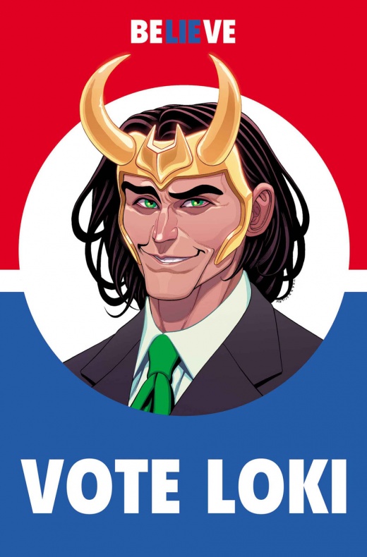 Vista previa del 'Vote Loki' #1 Loki se presenta a las elecciones