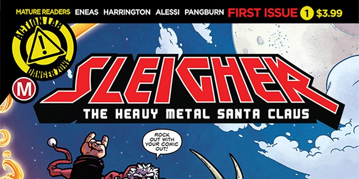 Avance del primer número de 'Heavy Metal Santa Claus'