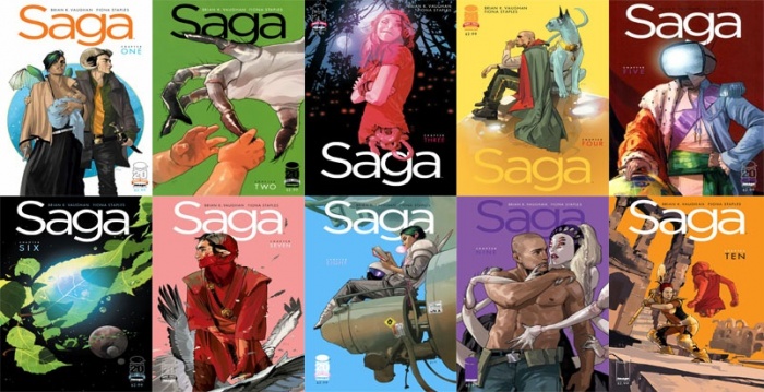 5 portadas de 'Saga' por las que admirarás a Fiona Staples