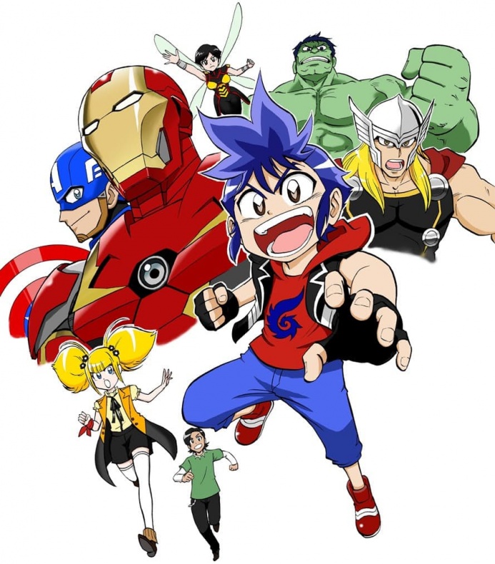Anunciado un nuevo anime llamado ‘Marvel Future Avengers’, basado en ...