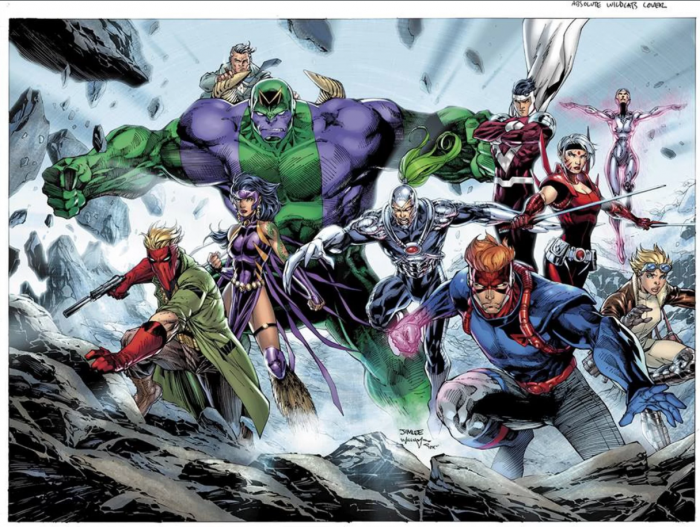 Jim Lee presenta su portada para 'Absolute WildC.A.T.S.'