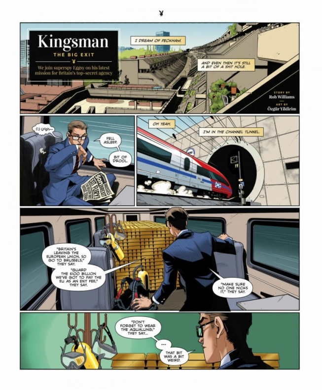 El cómic 'Kingsman: The Big Exit' ya ha sido publicado en la revista ...