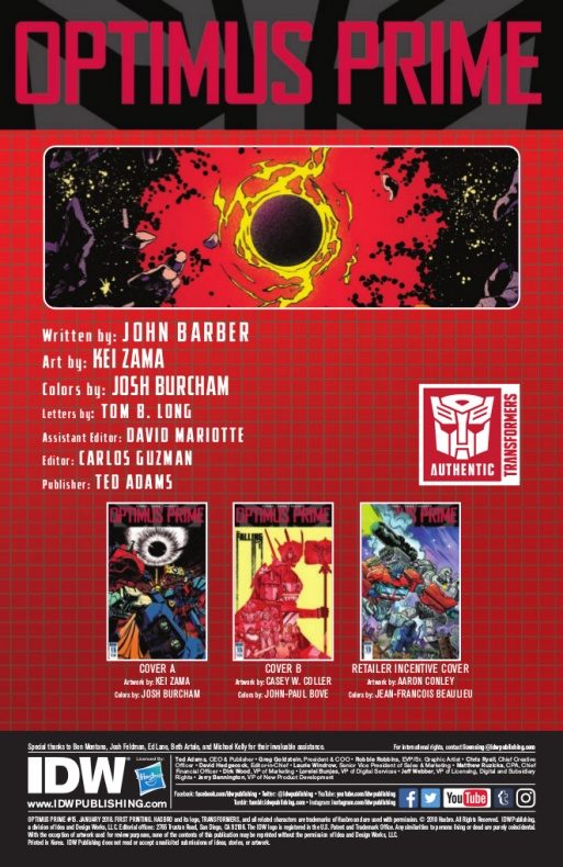 Onyx Prime vuelve en el adelanto del 'Optimus Prime' #15