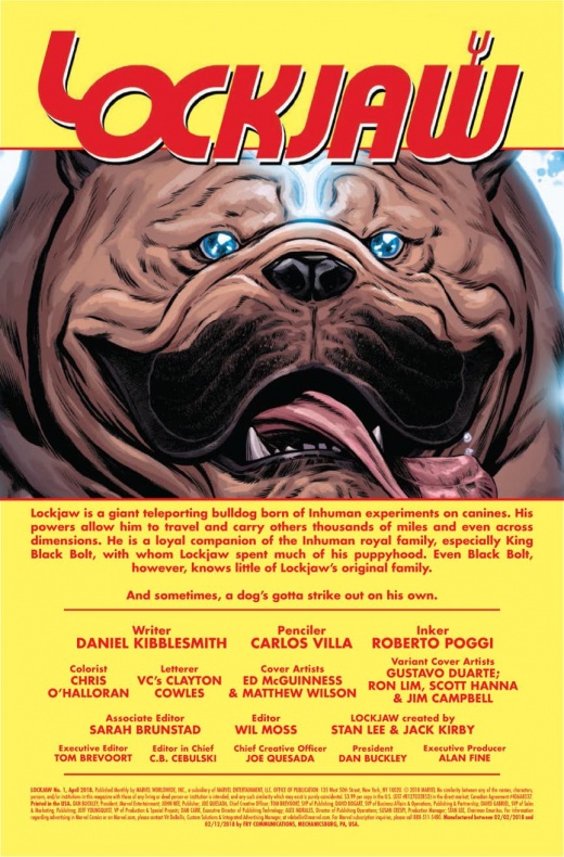 Primer vistazo a 'Lockjaw' #1