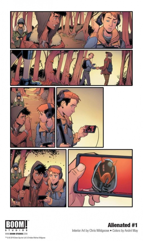 Alienated será la nueva serie de cómics de BOOM! Studios