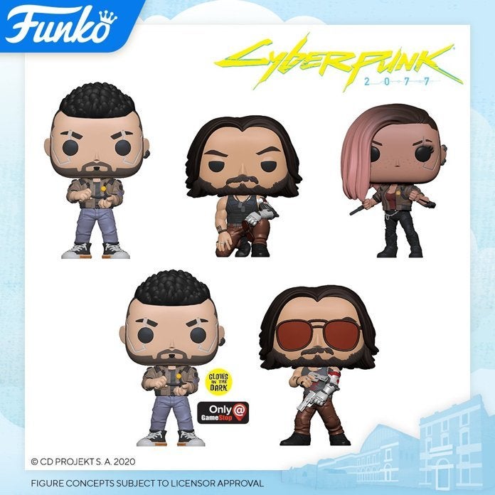 Cyberpunk 2077 también tendrá su propia línea Funko Pop