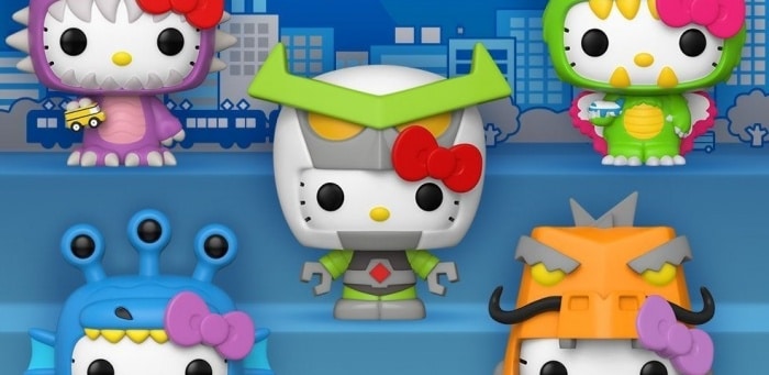 Hello Kitty se disfraza de kaiju con una nueva linea de Funko Pop!