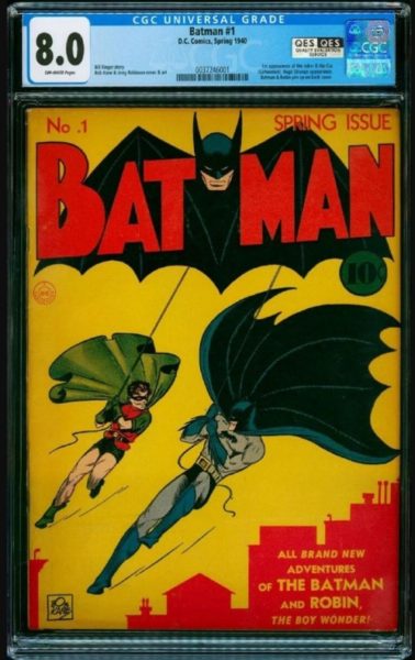 Una copia original del primer cómic de Batman se vende por 1,2 millones ...