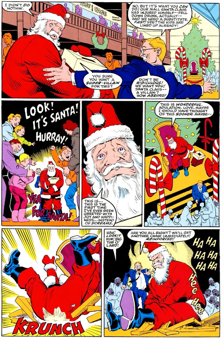 Recordemos cuando Hulk se enfrentó a Santa Claus