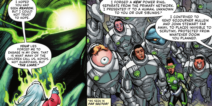 La Green Lantern Jo Mullein revela su origen