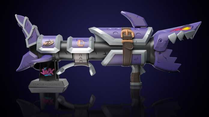 Nerf lanza una réplica del arma de Jinx, de League of Legends