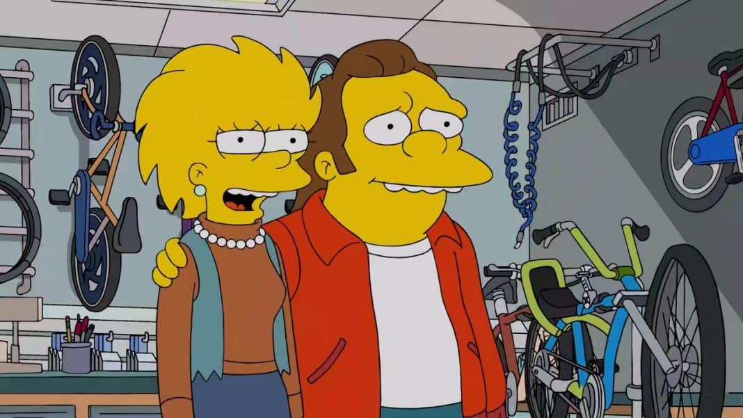 Los Simpson abordan nuevamente y de una forma curiosa el romance entre Lisa y Nelson