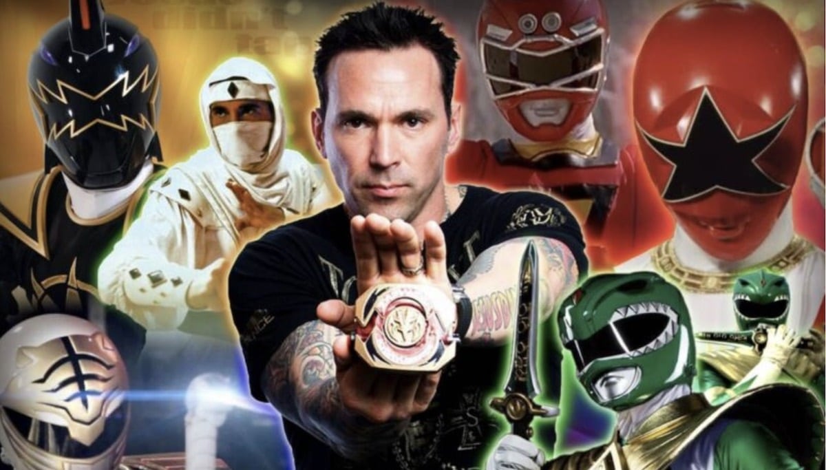 Los 7 Power Rangers interpretados por Jason David Frank, Tommy Oliver
