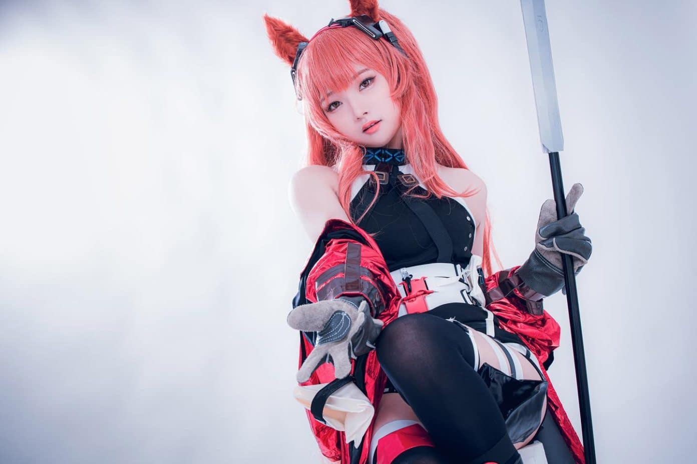 ¡Alucinante! Así es el cosplay de Angelina, de Arknights, por la ...