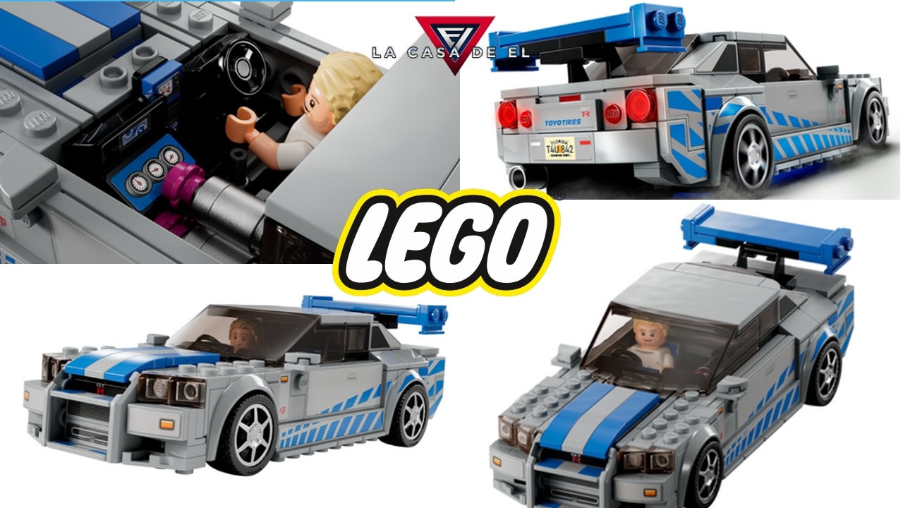 LEGO lanza el icónico Nissan Skyline R34 GT-R de Paul Walker en 2 Fast ...
