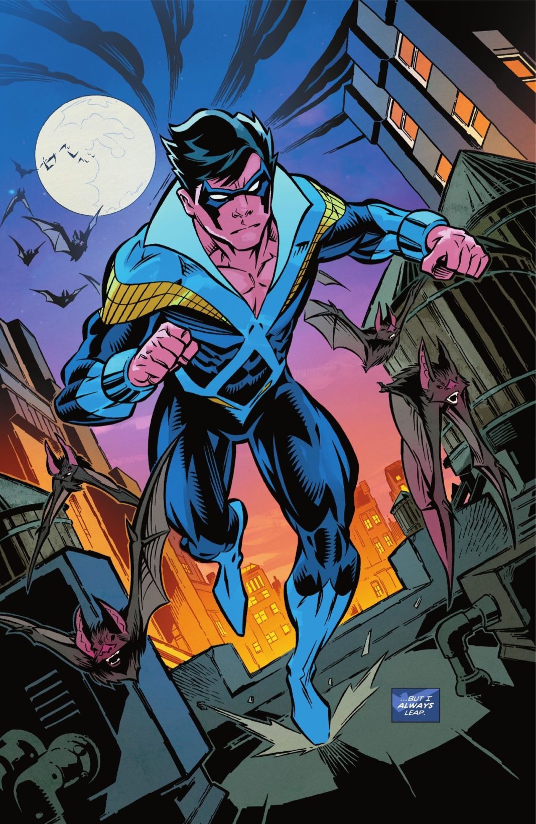 Nightwing celebra un tributo a todos sus uniformes en su número #100