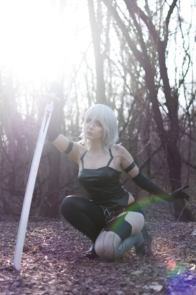 Impecable cosplay de 2b, de Nier: Automata, realizado por la turco ...
