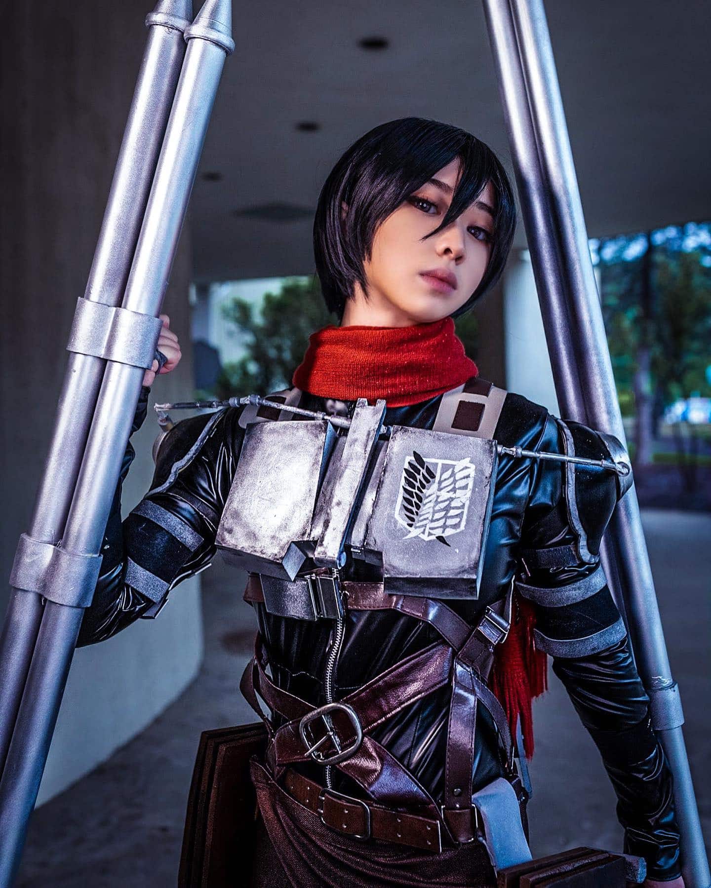 Impresionante cosplay de Mikasa Ackerman, realizado por la cosplayer Majorshigo, de Ataque a los ...
