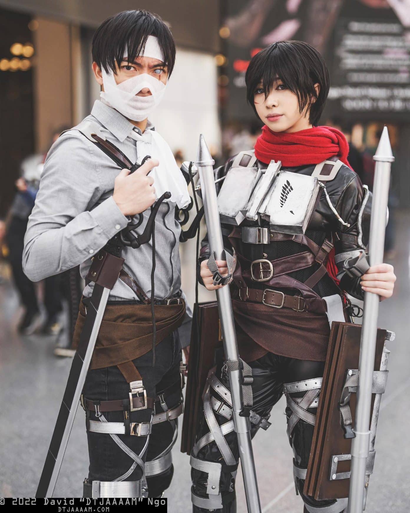 Impresionante cosplay de Mikasa Ackerman, realizado por la cosplayer Majorshigo, de Ataque a los ...