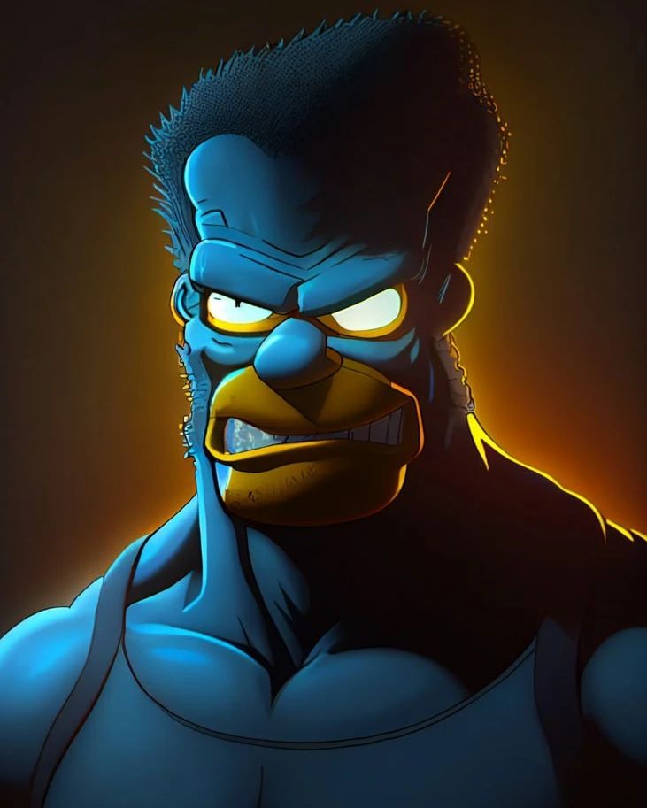 Espectacular sinergia entre 10 personajes del Universo DC y Los Simpson