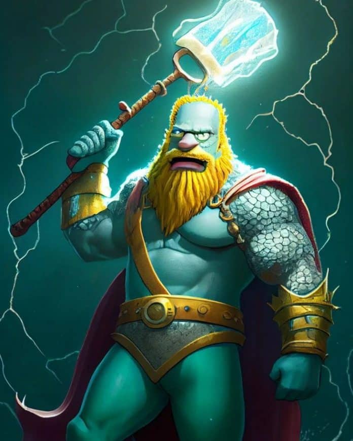 Espectacular sinergia entre 10 personajes del Universo DC y Los Simpson