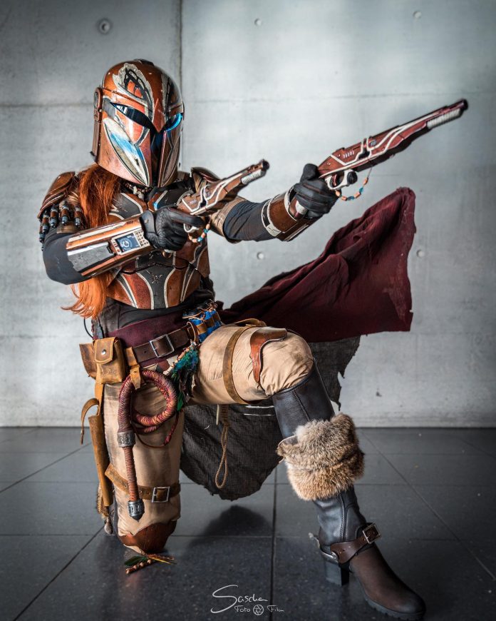 El cosplay Mandaloriano más bello que puedes ver