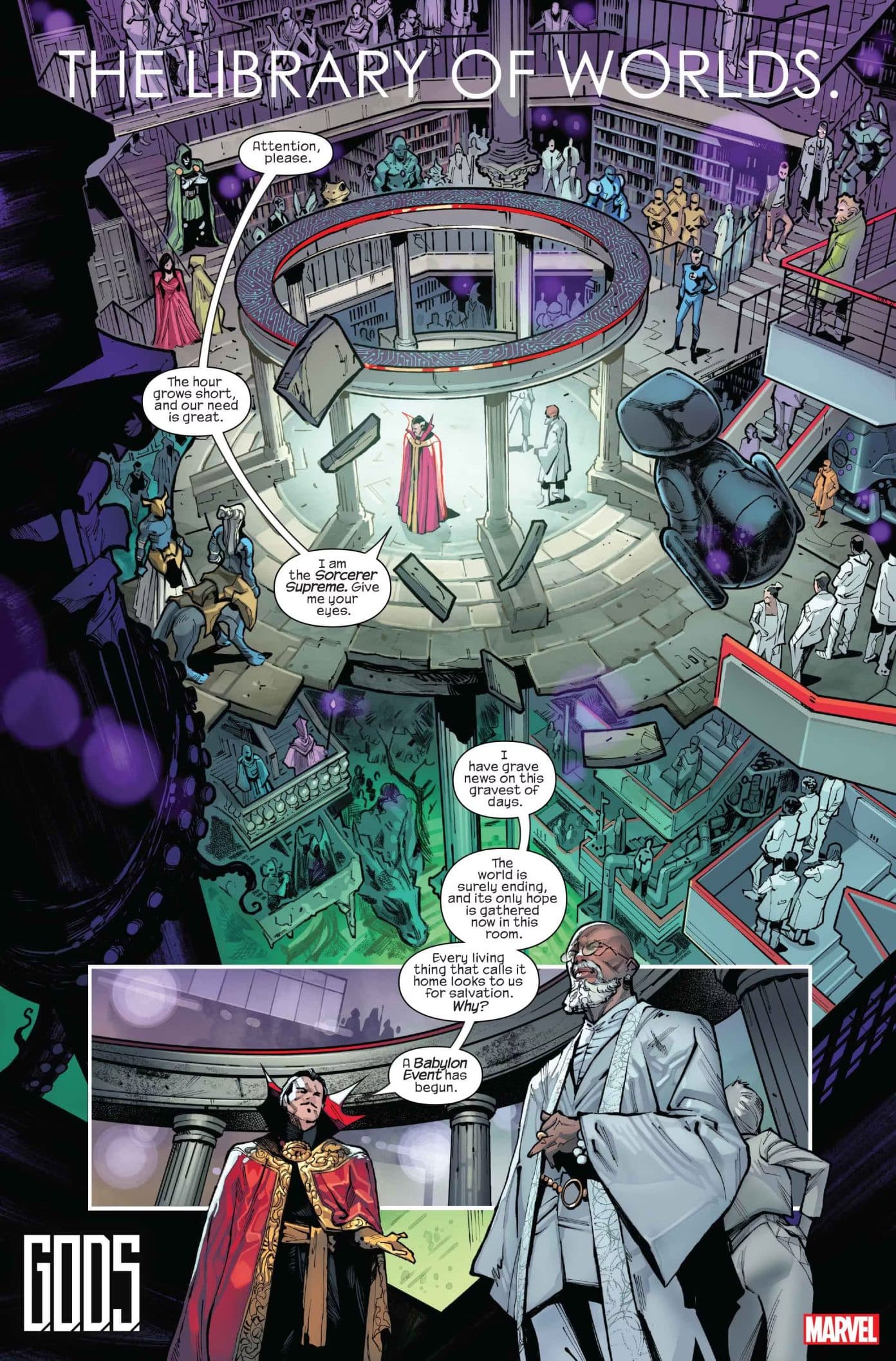 Primer vistazo a GODS, el nuevo gran evento del Universo Marvel