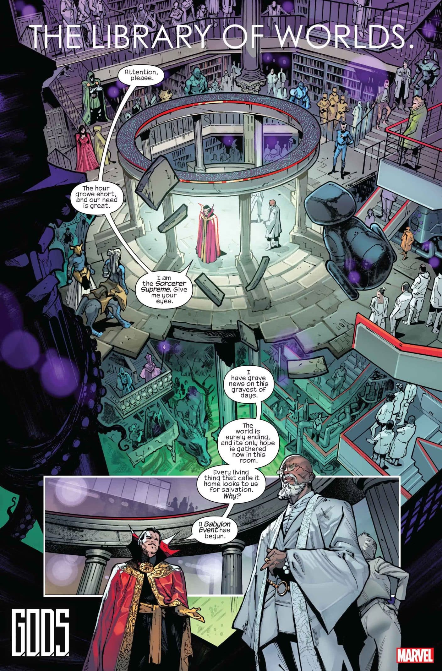 Primer vistazo a GODS, el nuevo gran evento del Universo Marvel