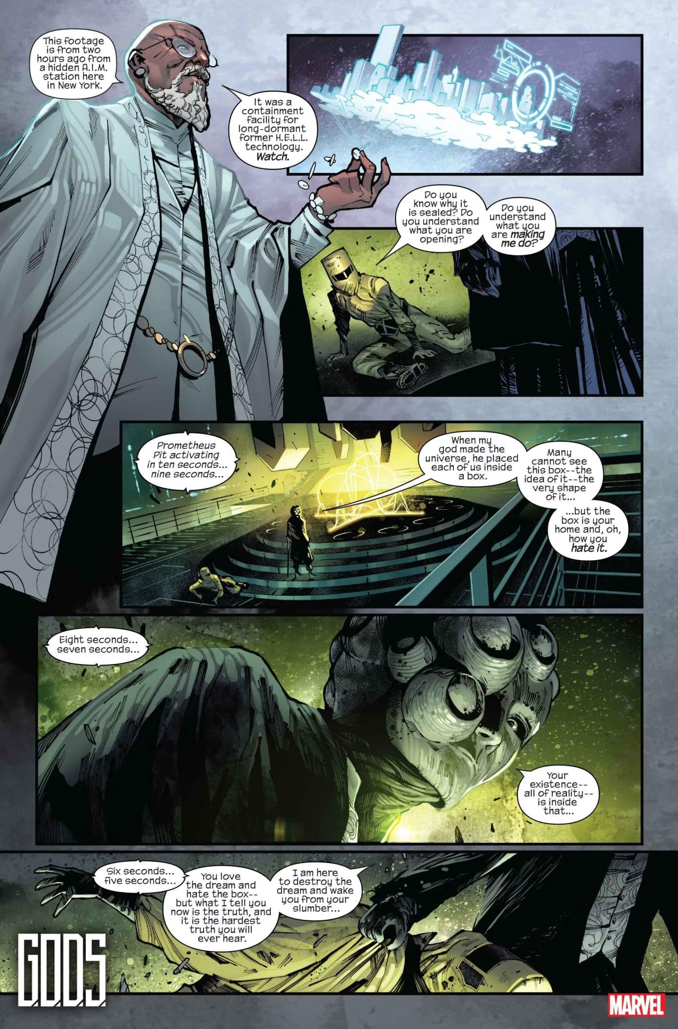 Primer vistazo a GODS, el nuevo gran evento del Universo Marvel