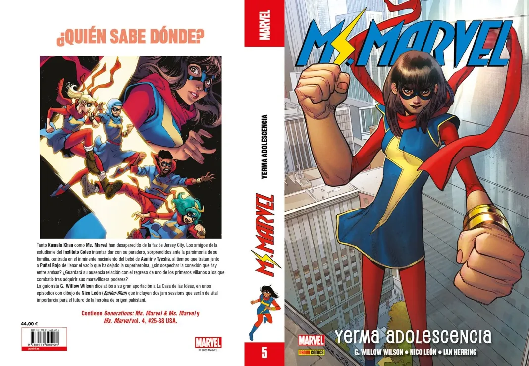 Reseña de Marvel Omnibus Ms. Marvel 5: Yerma adolescencia