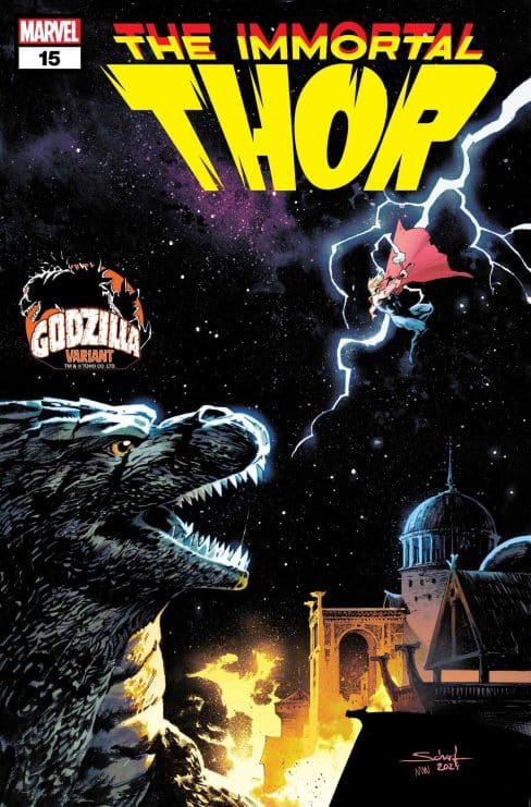 Godzilla llega al universo Marvel con una serie de portadas alternativas